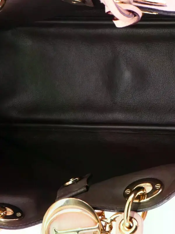 Dior Diorissimo Pebbled Leather Medium Tote Bag