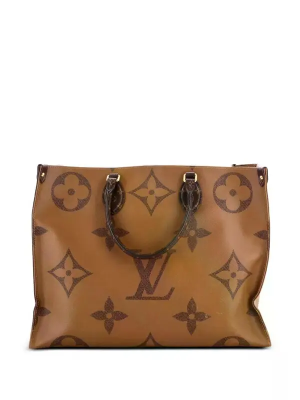 LOUIS VUITTON Giant Monogram Reverse Onthego Gm Tote Bag