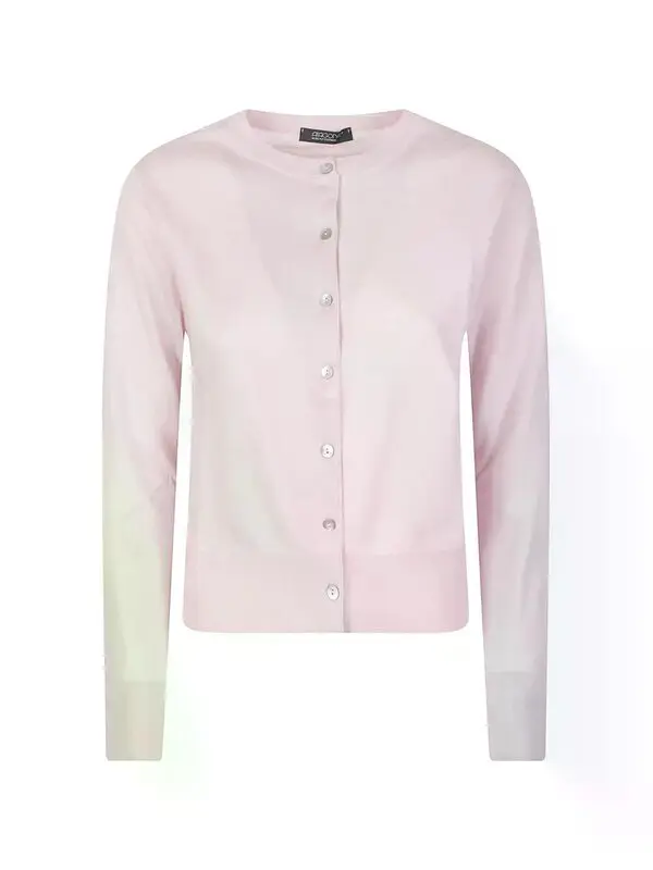 ARAGONA Wool Cardigan - Pink