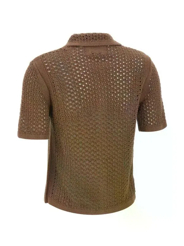 MC2 SAINT BARTH Crochet Knit Shirt