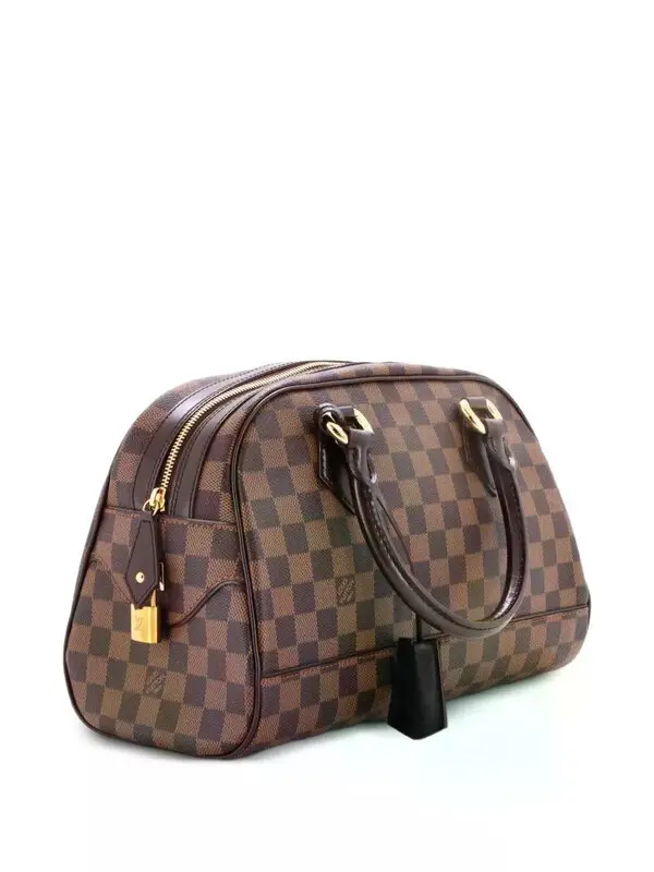 LOUIS VUITTON Duomo Boston Bag Damier Handbag