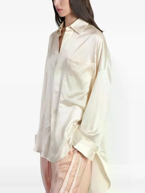 B1ARCHIVE Open-back Satin Shirt