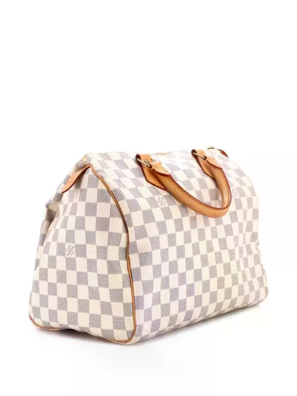 LOUIS VUITTON Speedy Handbag Damier 30 Satchel