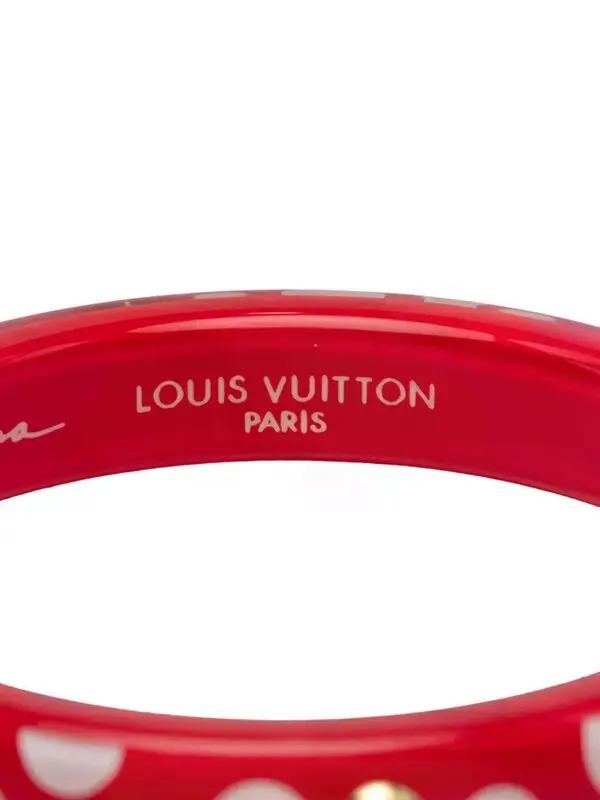 LOUIS VUITTON Yayoi Kusama Infinity Dots Resin Bangle Pm