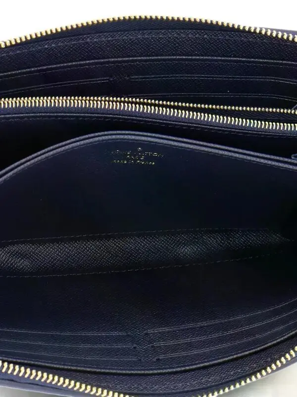 LOUIS VUITTON Zippy Wallet Monoglam Jacquard Canvas Small Wallets