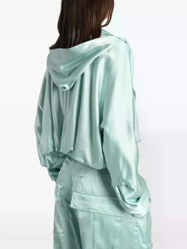B1ARCHIVE Satin Hooded Jacket