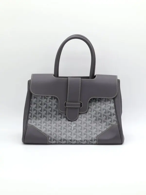 Goyard Saïgon Tote Bag With Palladium Hardware - Grey