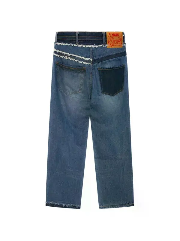 MAGLIANO Stormy Raw-edge Panelled Jeans