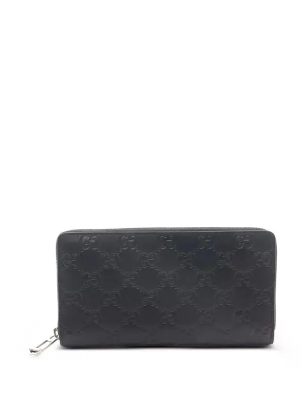 Gucci 2010s Gg Emblem Wallet - Black