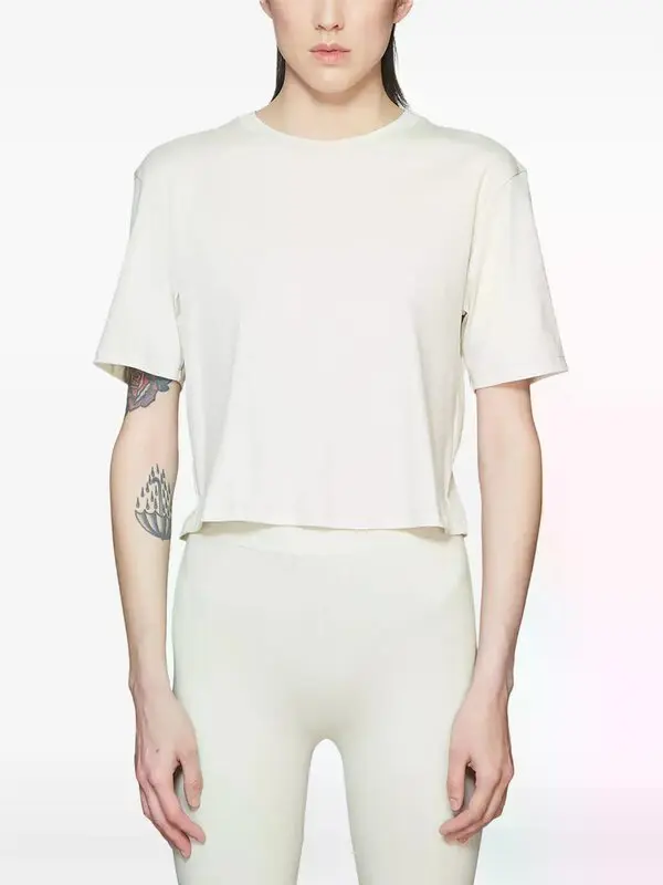 RONI ILAN Graphic Print Jersey T-shirt - Neutrals