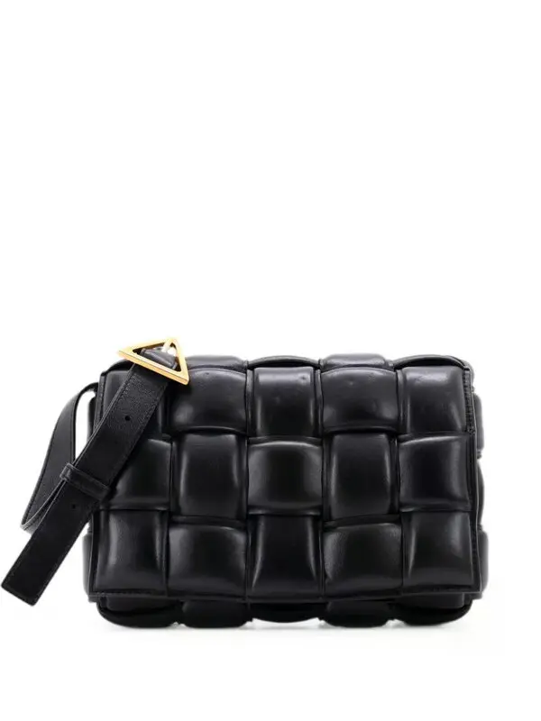 Bottega Veneta Cassette Padded Maxi Crossbody Bag - Black