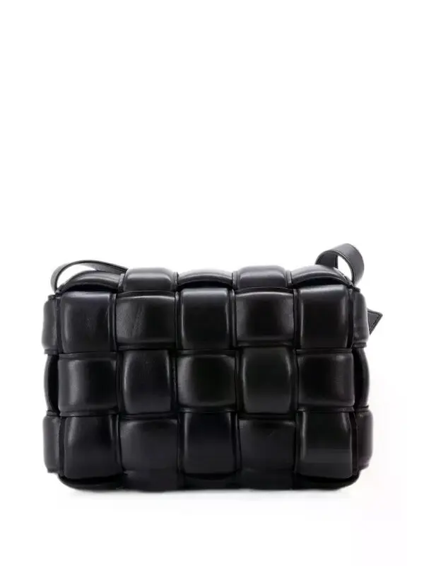 Bottega Veneta Cassette Padded Maxi Crossbody Bag - Black
