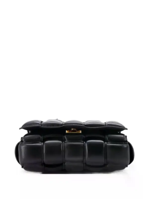 Bottega Veneta Cassette Padded Maxi Crossbody Bag - Black