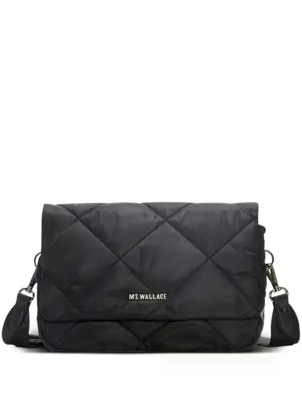 Mz Wallace Madison Quilted Flap Crossbody Bag - Black