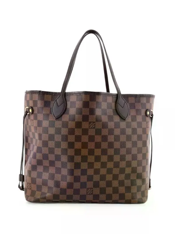 LOUIS VUITTON Damier Neverfull Mm Tote Bag