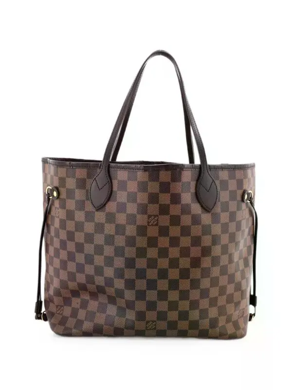 LOUIS VUITTON Damier Neverfull Mm Tote Bag