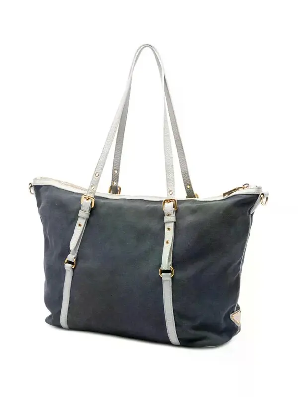 Prada Canapa Logo Satchel