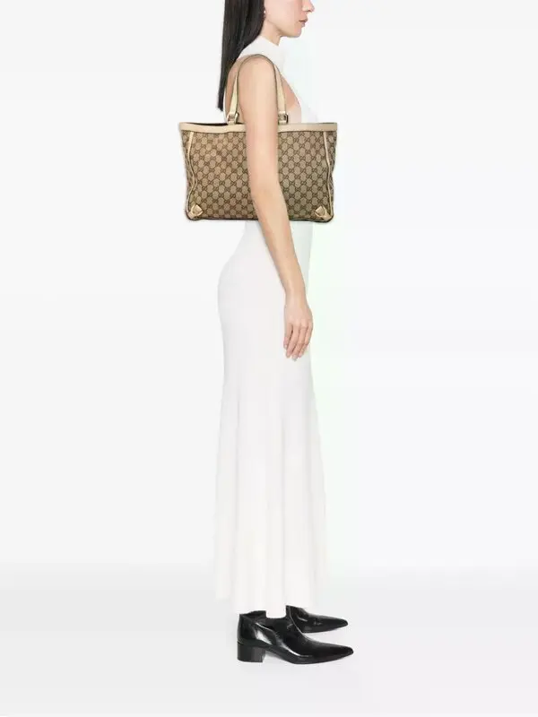 Gucci Abbey D-ring Tote Bag In Gg Canvas