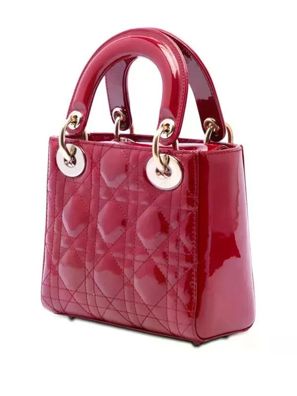 Dior Mini Lady Satchel - Red