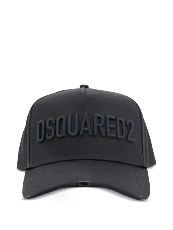 Dsquared2 Distressed Logo-patch Baseball Cap