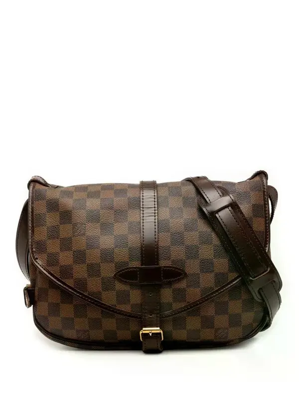 LOUIS VUITTON Damier Ebene Saumur 30 - Brown
