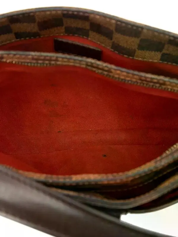LOUIS VUITTON Damier Ebene Aubagne Shoulder Bag