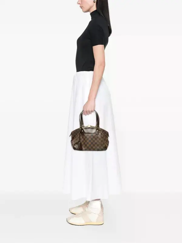 LOUIS VUITTON Damier Ebene Verona Pm Handbag