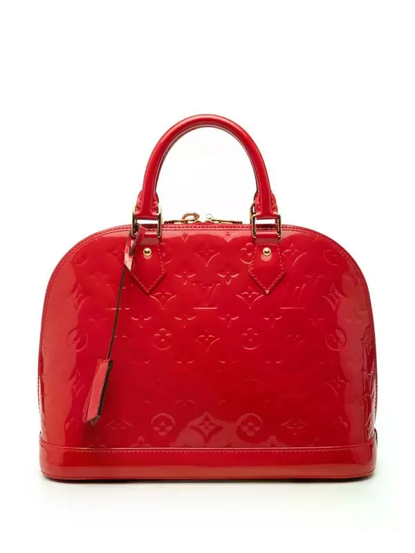LOUIS VUITTON Monogram Vernis Alma Pm Handbag