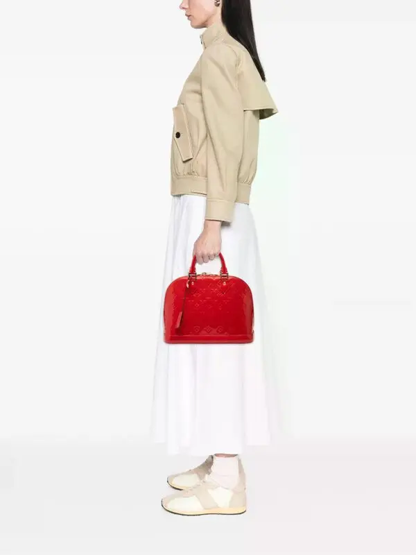 LOUIS VUITTON Monogram Vernis Alma Pm Handbag