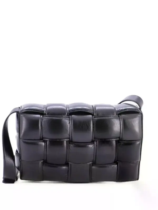 Bottega Veneta Cassette Padded Maxi Crossbody Bag - Black