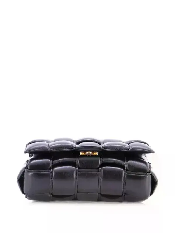 Bottega Veneta Cassette Padded Maxi Crossbody Bag - Black