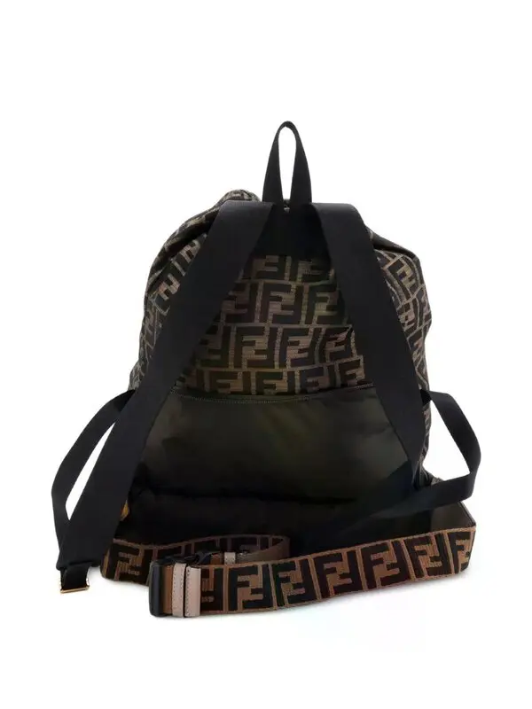 Fendi Convertible Belt Bag Zucca Canvas And Nylon Backpack