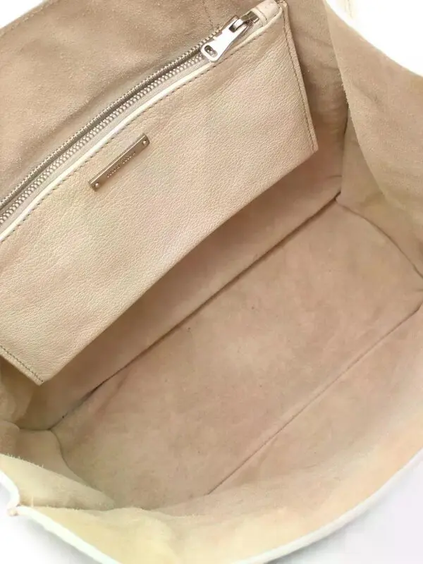 Miu Miu 2000s Logo Plaque Tote Bag