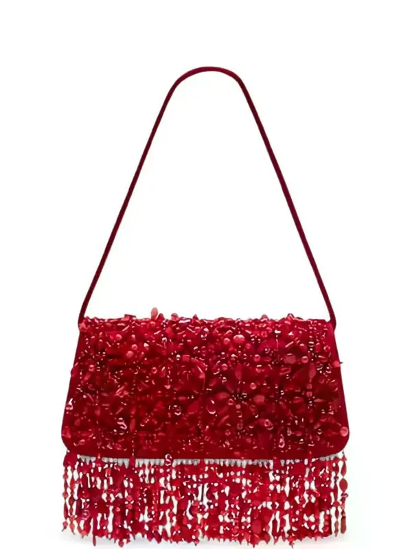 Cult Gaia Idalia Shoulder Bag - Red