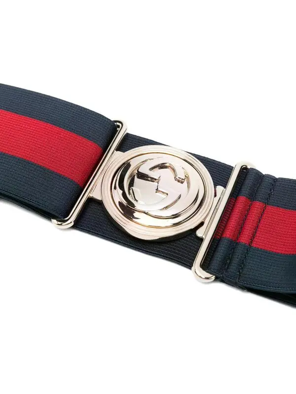 Gucci Web Interlocking G Belt