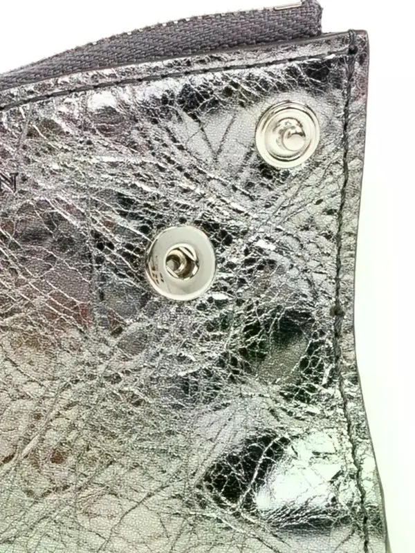 Alexander McQueen Crinkled-leather Keychain Pouch