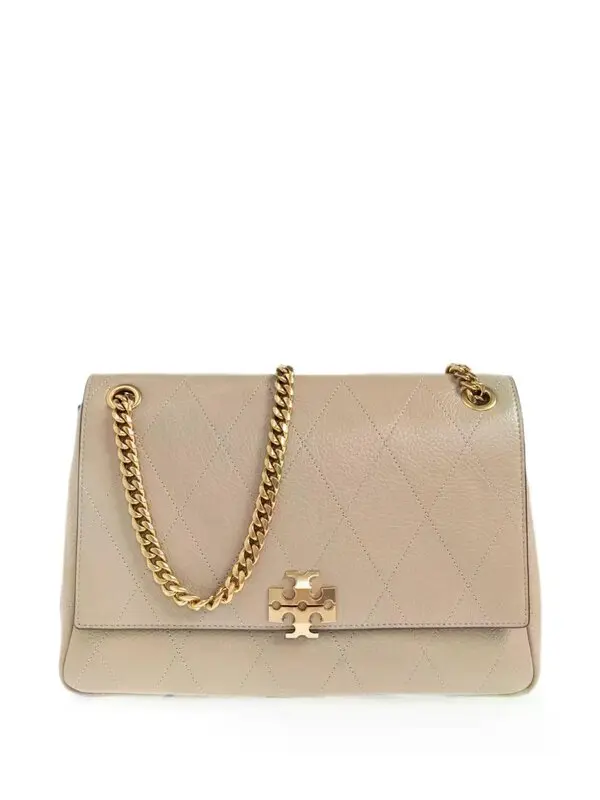 Tory Burch Charlie Quilted Shoulder Bag - Neutrals