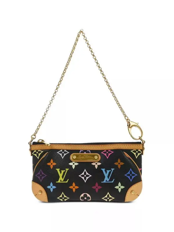 LOUIS VUITTON X Takashi Murakami 2012 Milla Pochette Handbag - Black