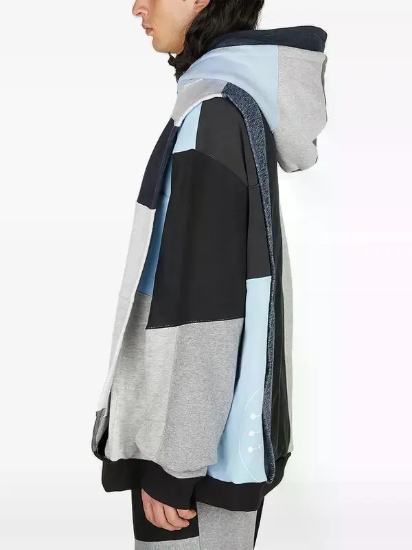 (DI)VISION Patchwork Jersey Hoodie