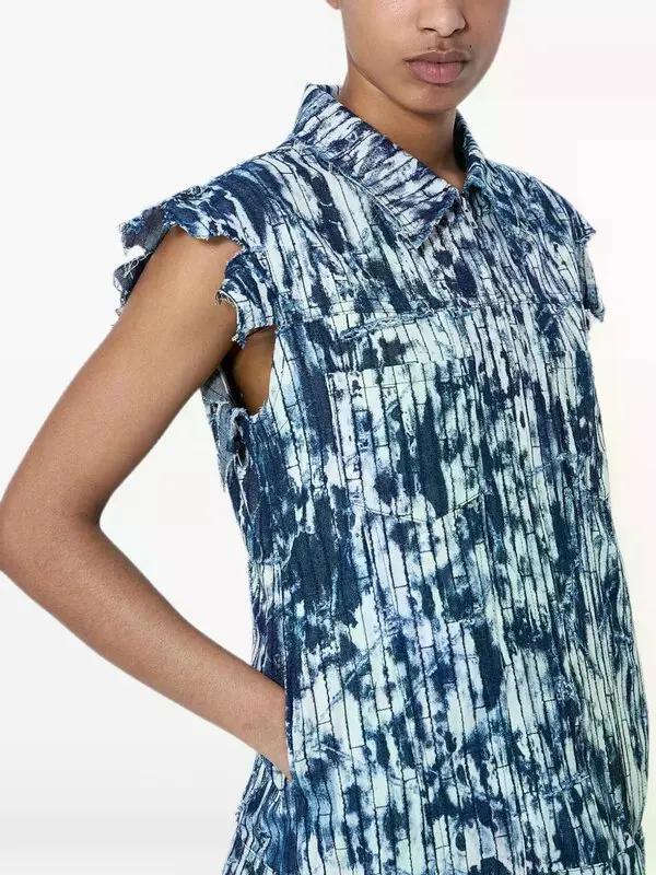 LIMI FEU Textured Weave Sleeveless Jacket