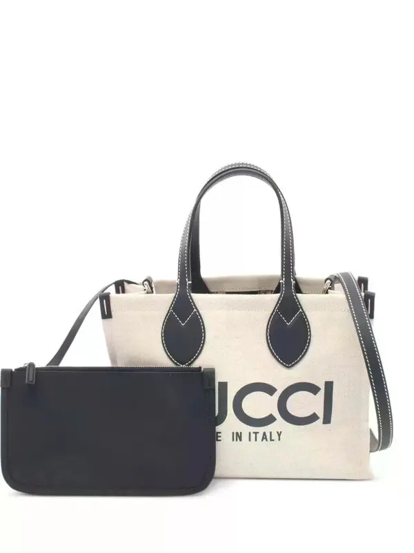 Gucci 2010s Mini Print Two-way Handbag