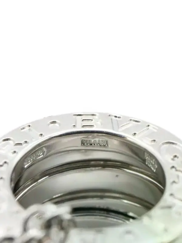 BVLGARI B.zero1 18k White Gold Diamond Pendant Necklace