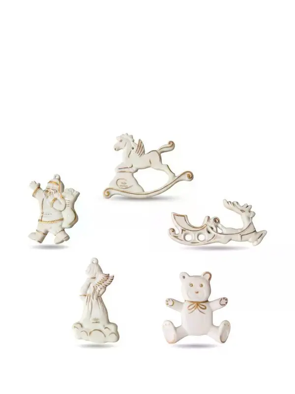 GINORI 1735 Gold-tone Trim Christmas Decorations - Neutrals