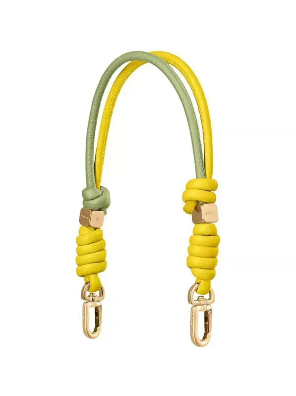 MAISON DE SABRE Twist Handle Leather Bag Strap
