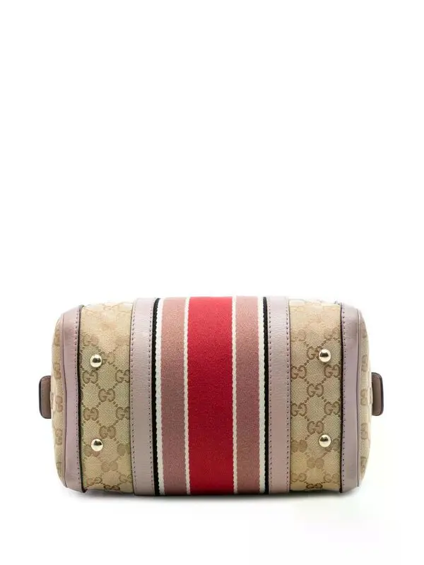 Gucci Small Gg Canvas Web Joy Boston Bag Satchel