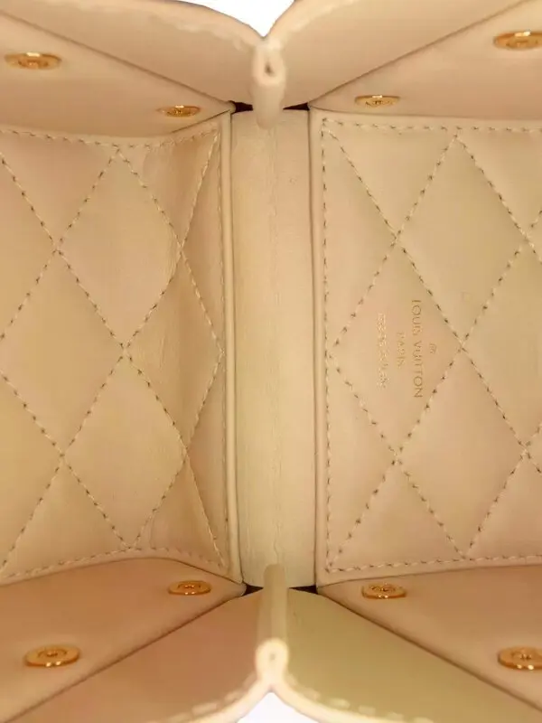 LOUIS VUITTON Monogram Satin Treasure Box Satchel