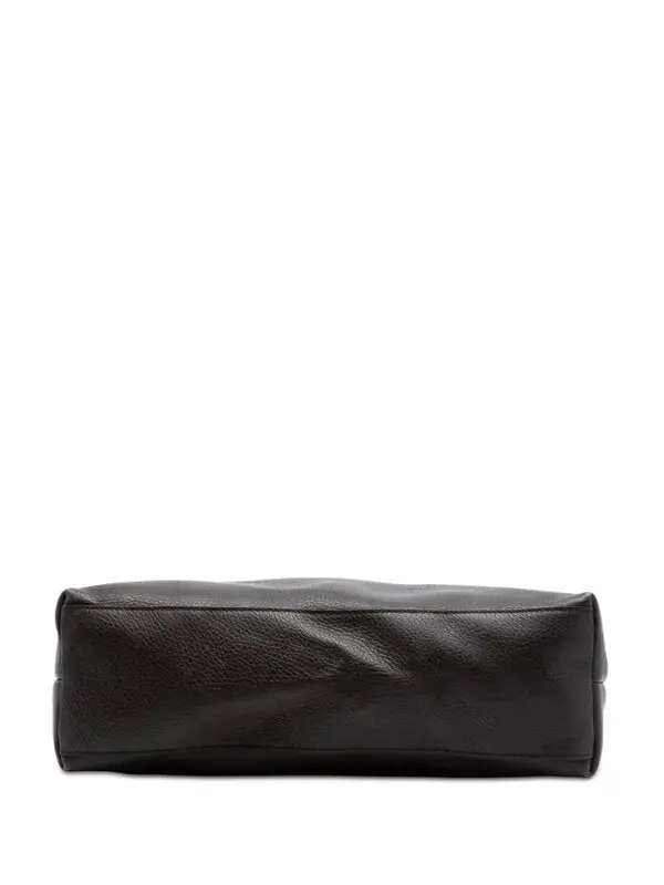 Gucci Leather Bamboo Tassel Satchel