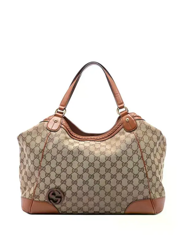 Gucci Gg Canvas Brick Lane Tote Bag