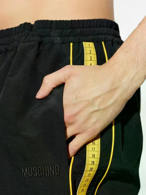 Moschino Tape-measure Side-stripe Track Pants