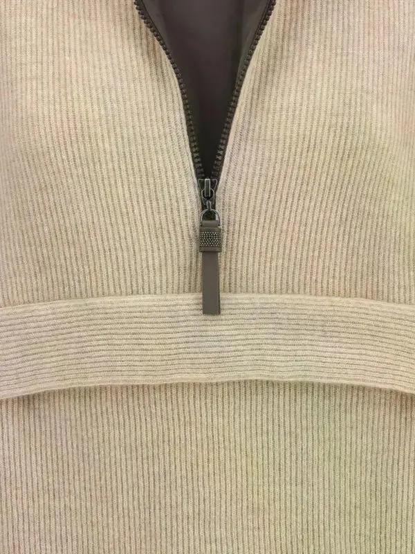 Brunello Cucinelli Cashmere Half-zip Sweater